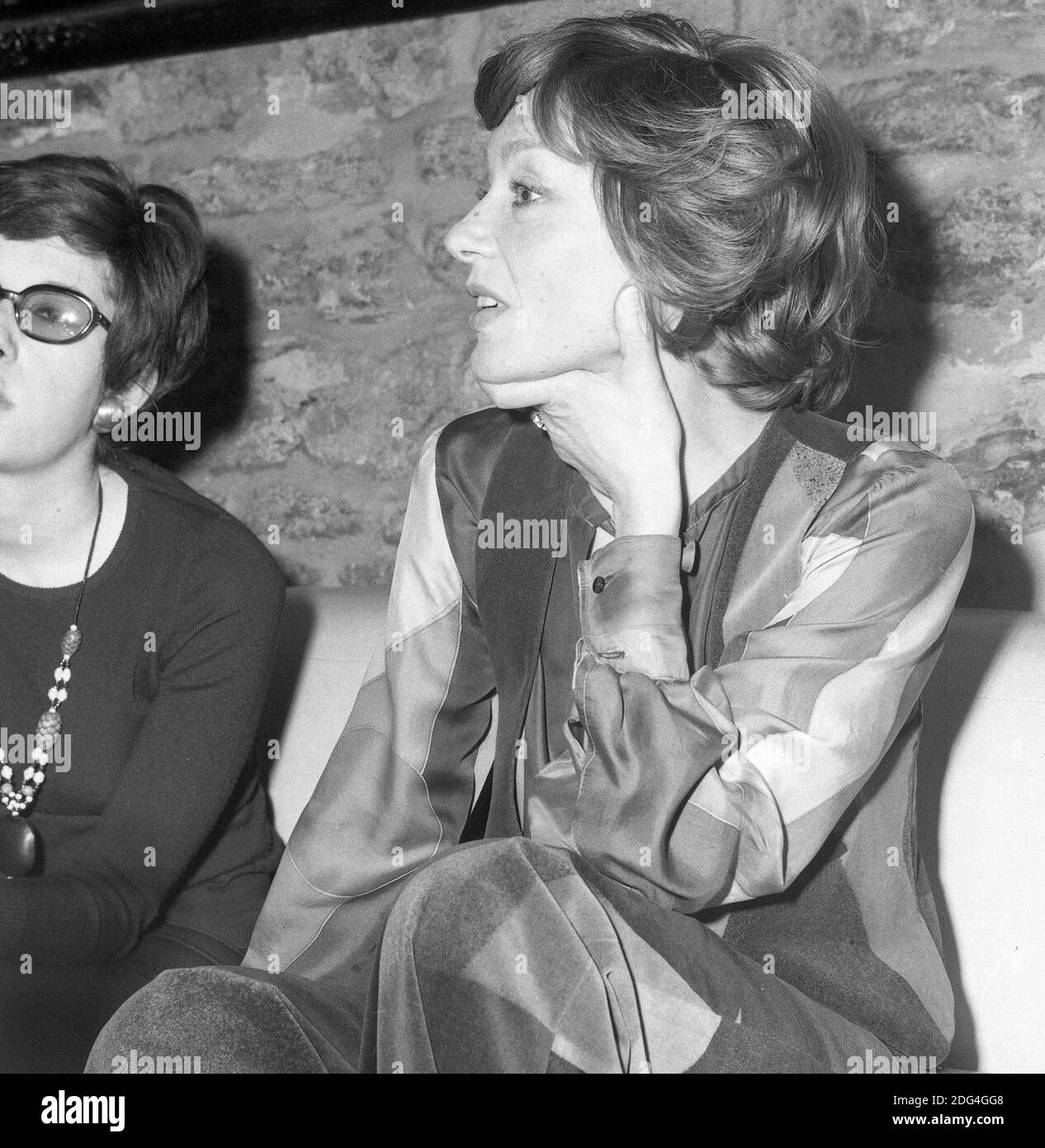 File - Emmanuelle Riva photographed in Lyon, France, on 1972. Photo by ...