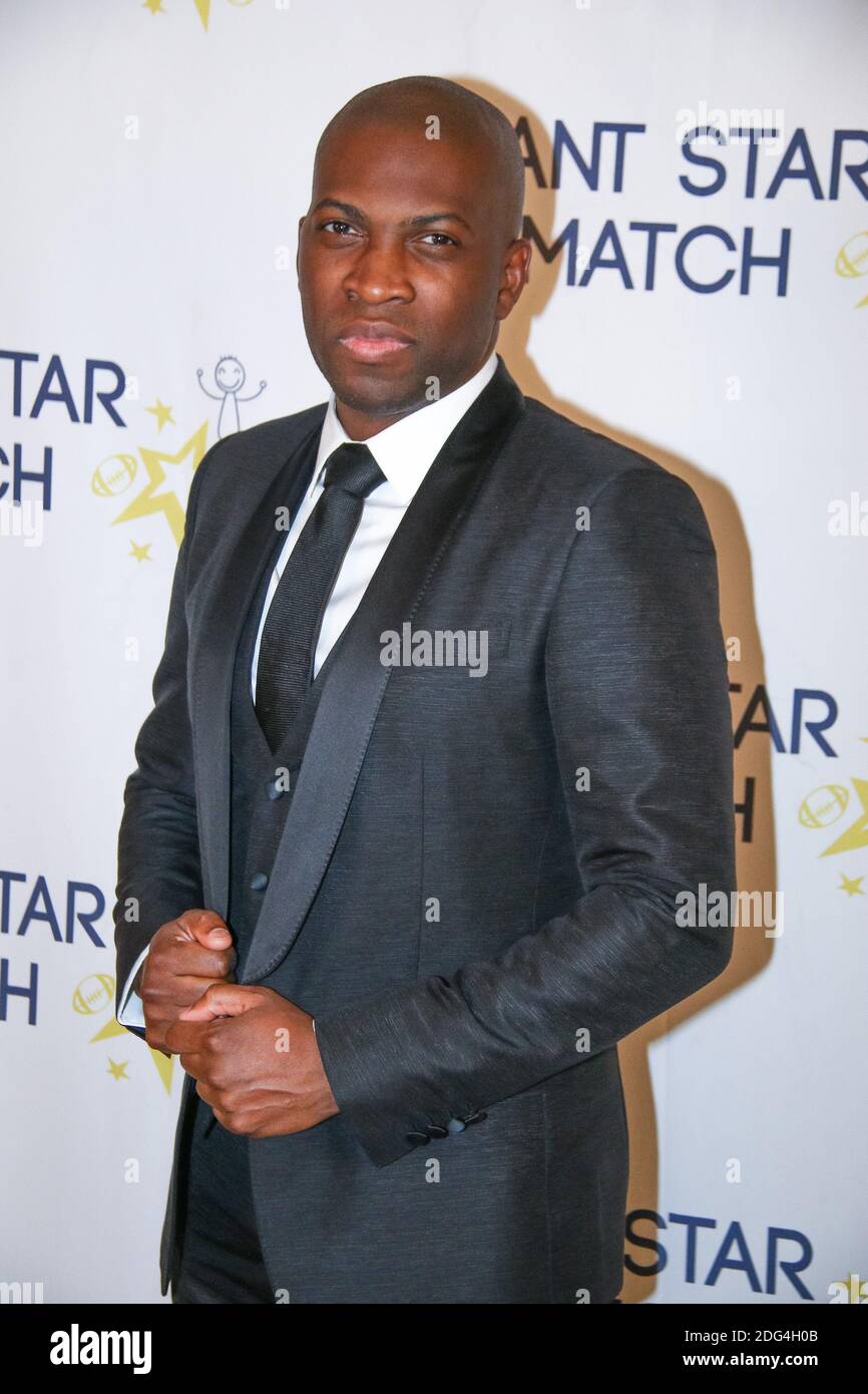 Yannick M'Bolo attending the Enfant Star & Match charity gala dinner at ...
