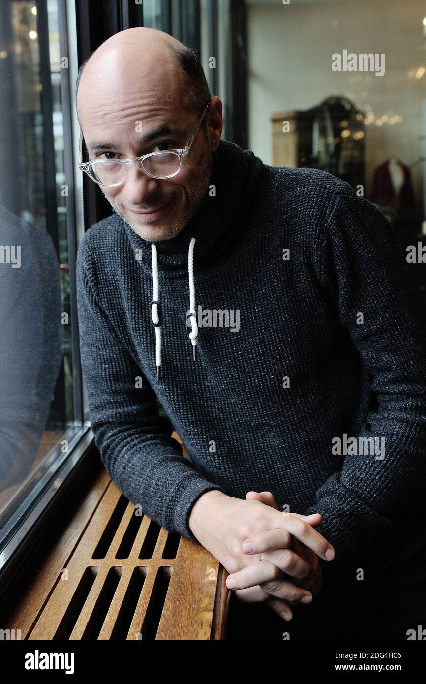 French science fiction writer Bernard Werber poses at a photo session ...