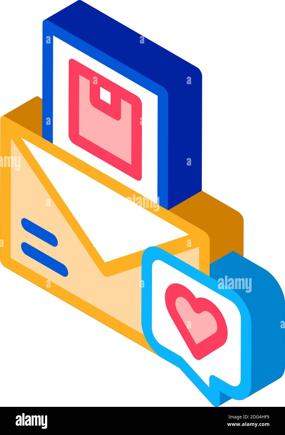 product order delivery isometric icon vector illustration Stock Vector ...