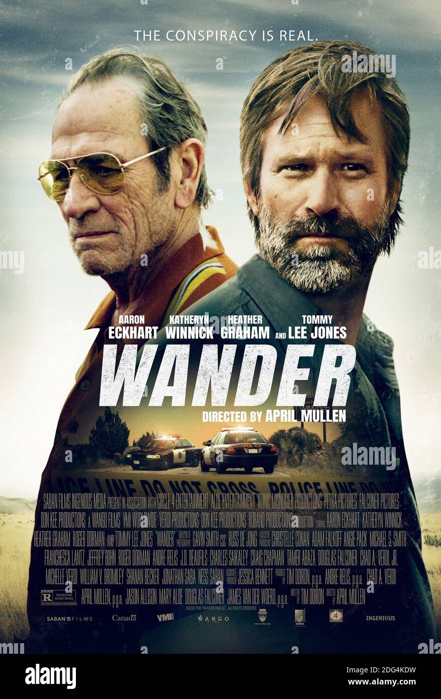 WANDER, US poster, from left: Tommy Lee Jones, Aaron Eckhart, 2020 ...