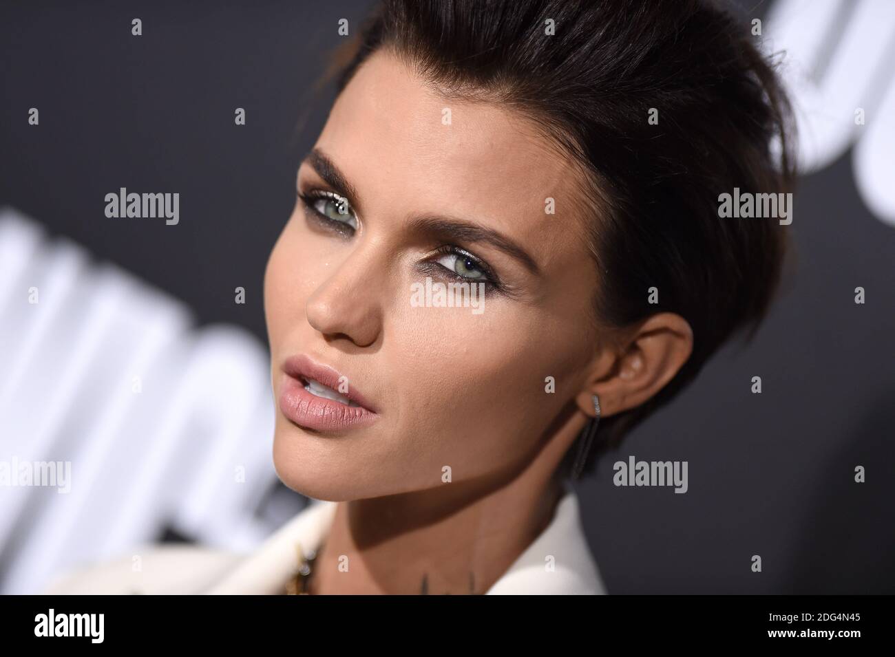 Ruby Rose attends the premiere of John Wick: Chapter 2 at ArcLight ...