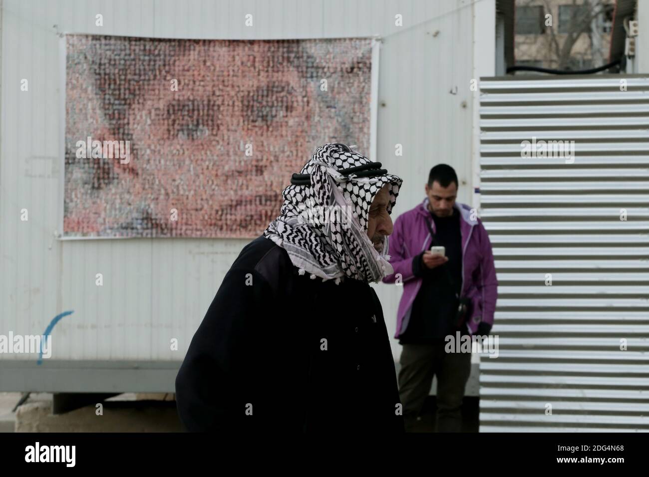 Refugees at the Eleonas camp in Athens, Greece, on January 30, 2017 ...