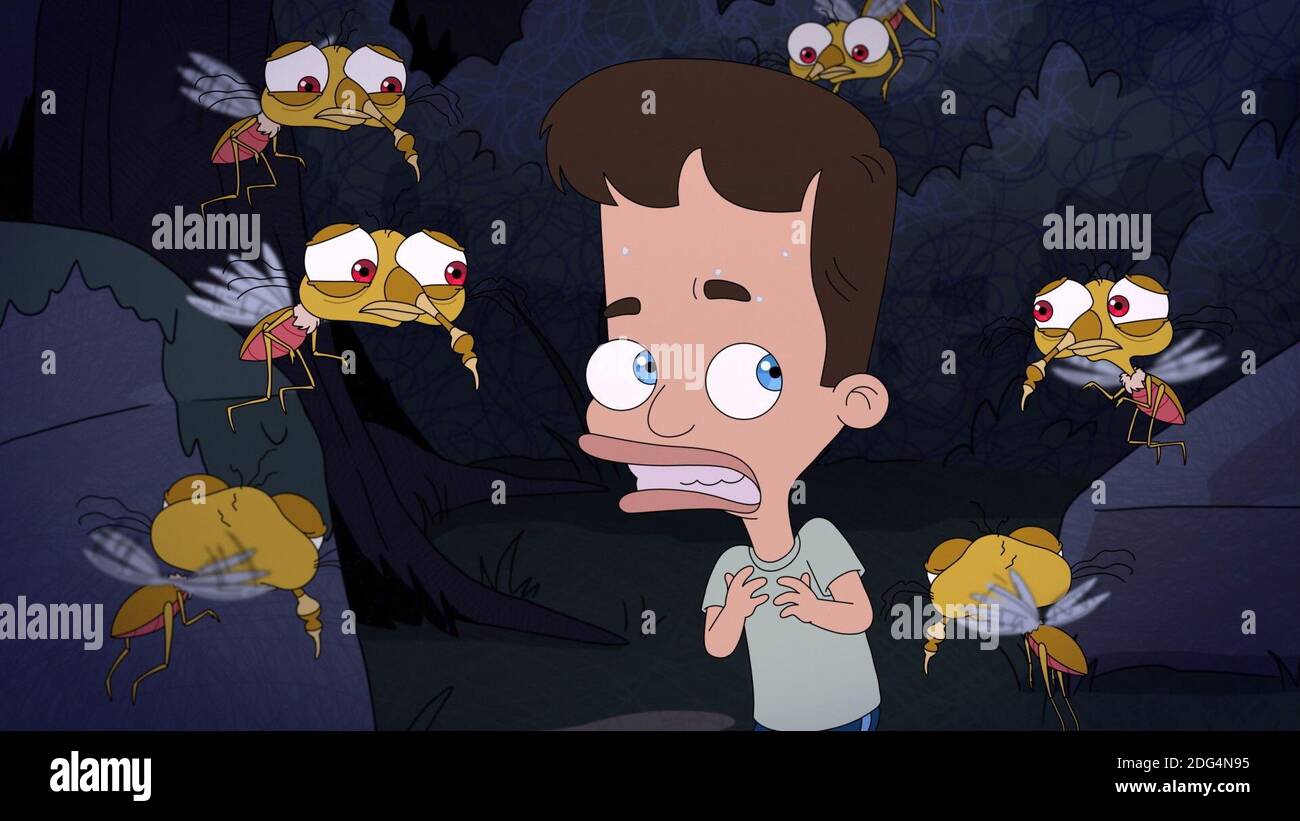 BIG MOUTH, Nick Birch (voice: Nick Kroll) surrounded by Tito the ...