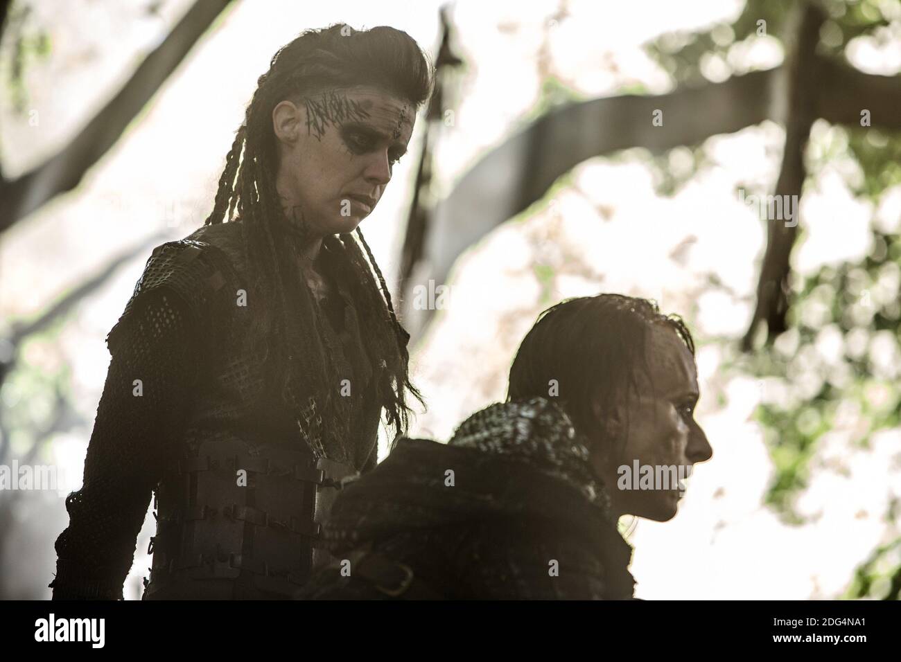 BRITANNIA, from left: Caoifhionn Dunne, Mackenzie Crook, (Season 2, ep ...