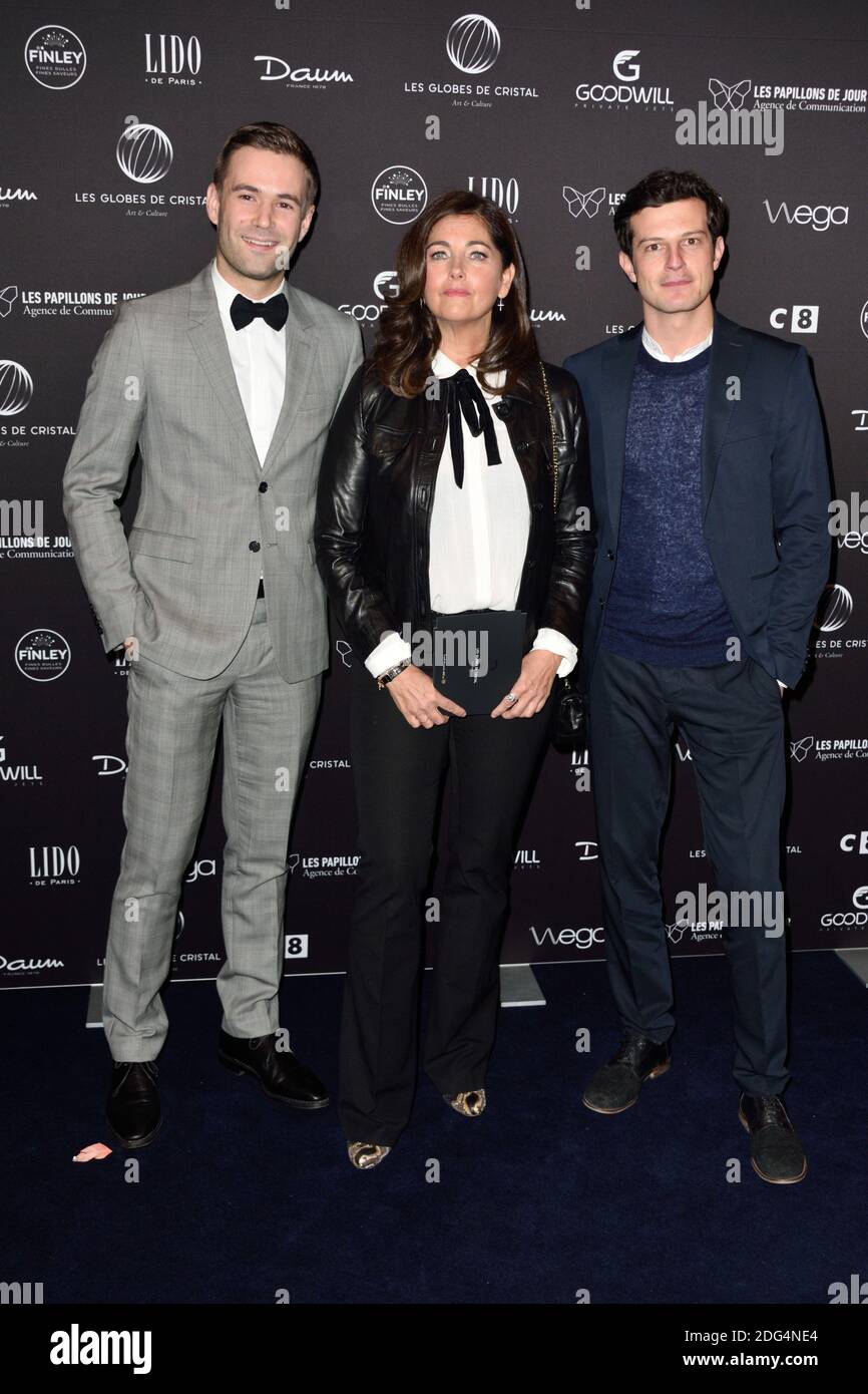 Charles Templon, Robin Causse, Cristiana Reali lors de la soiree des ...