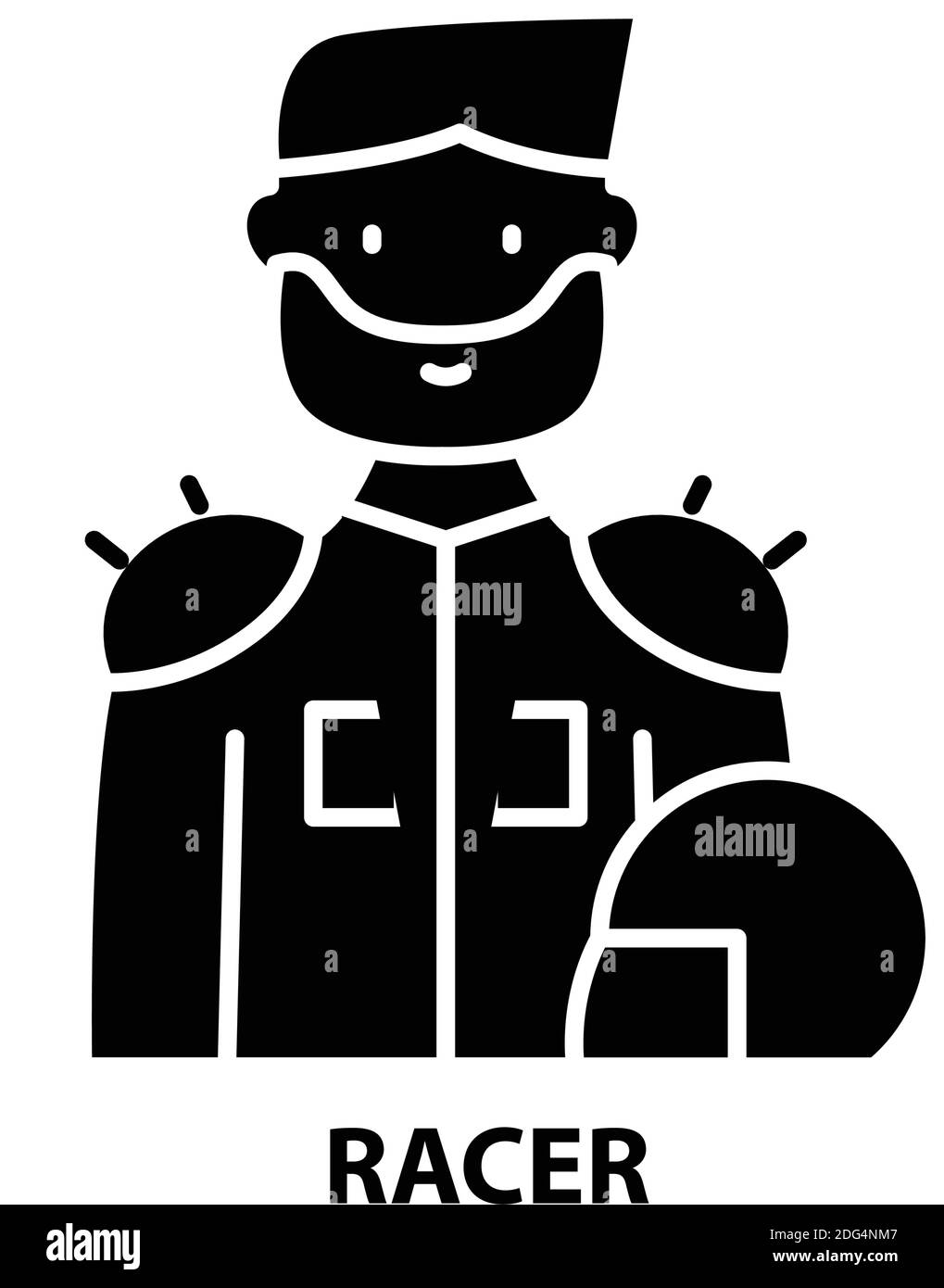 Kart with driver icon hi-res stock photography and images - Alamy