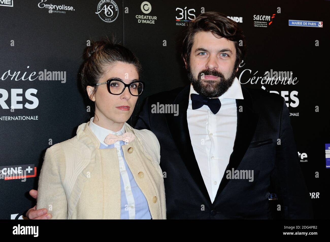 Eva Husson and Alexandre Perrier attending the 22nd Lumieres Award ...