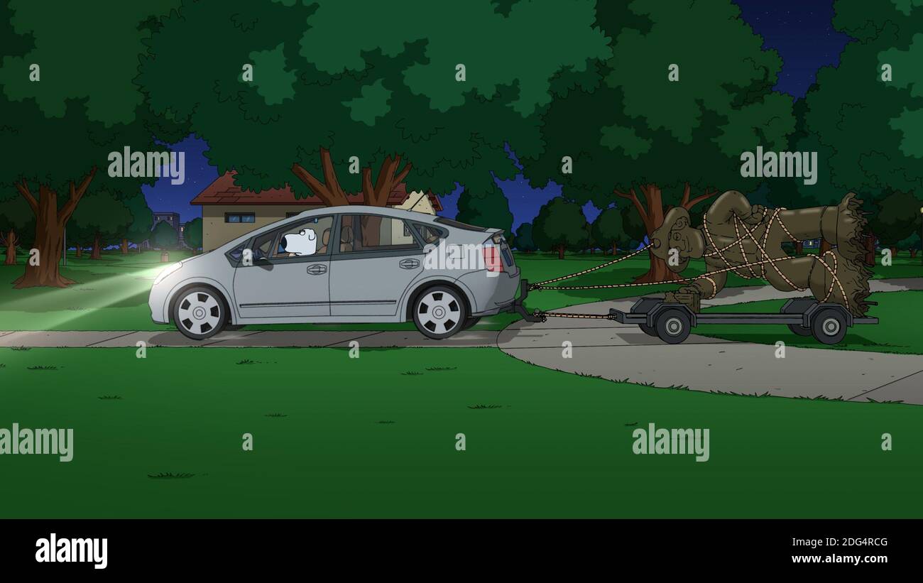 FAMILY GUY, driving car: Brian Griffin aka Brian the dog (voice: Seth ...