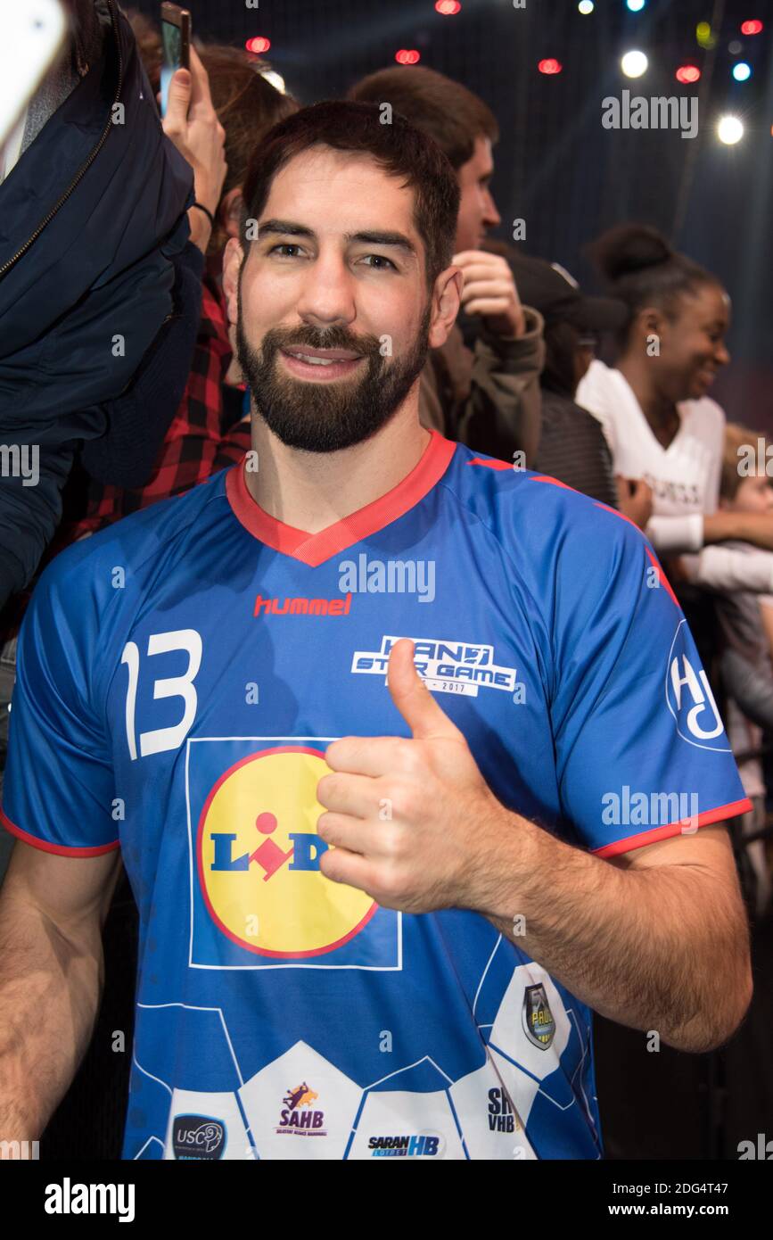 Nikola Karabatic during the Hand Star Game with Handball best players ...