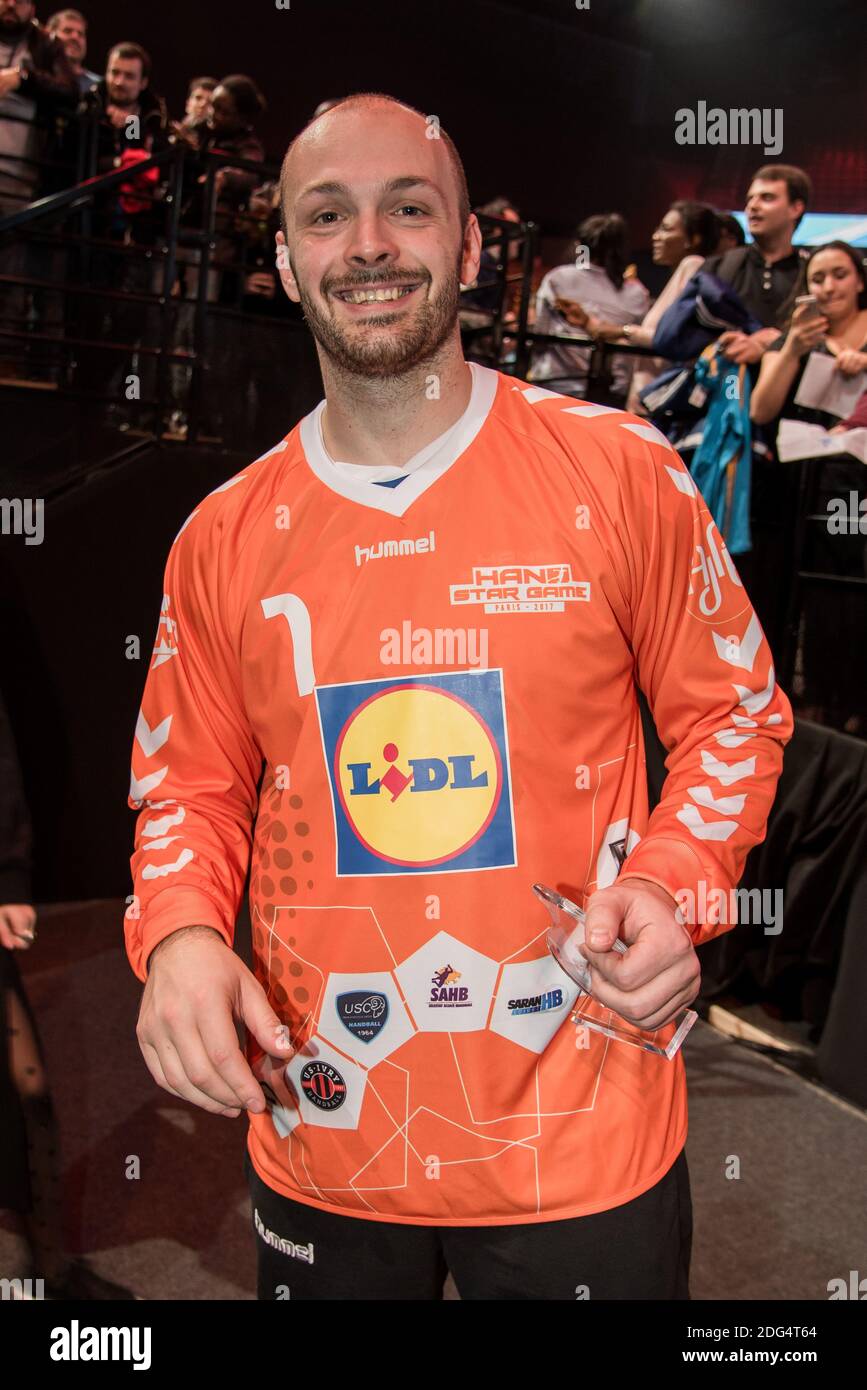 Vincent Gerard during the Hand Star Game with Handball best players at ...