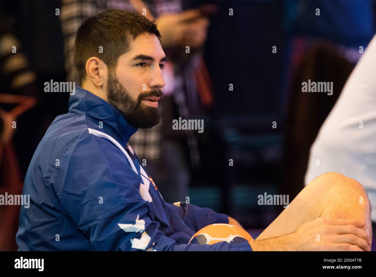 Nikola Karabatic during the Hand Star Game with Handball best players ...