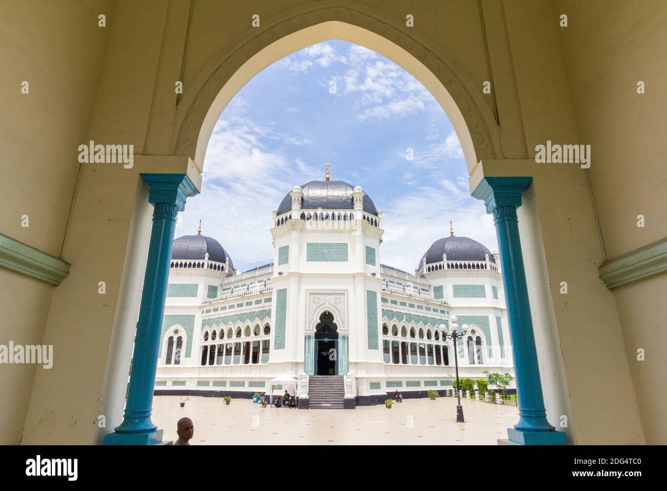 The Grand Mosque of Medan in Sumatra, Indonesia Stock Photo - Alamy