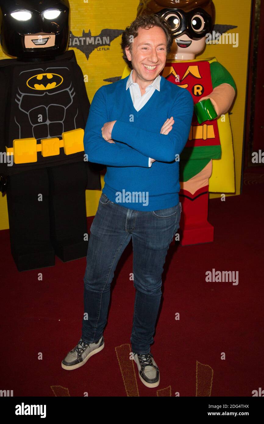 Stephane Bern lors de l'avant-premiere du film 'Lego Batman' au Grand ...