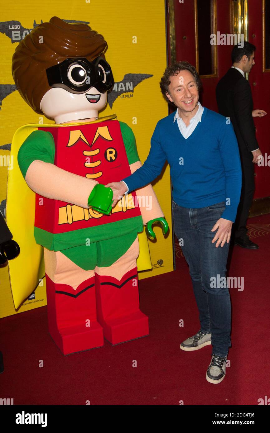 Stephane Bern lors de l'avant-premiere du film 'Lego Batman' au Grand ...