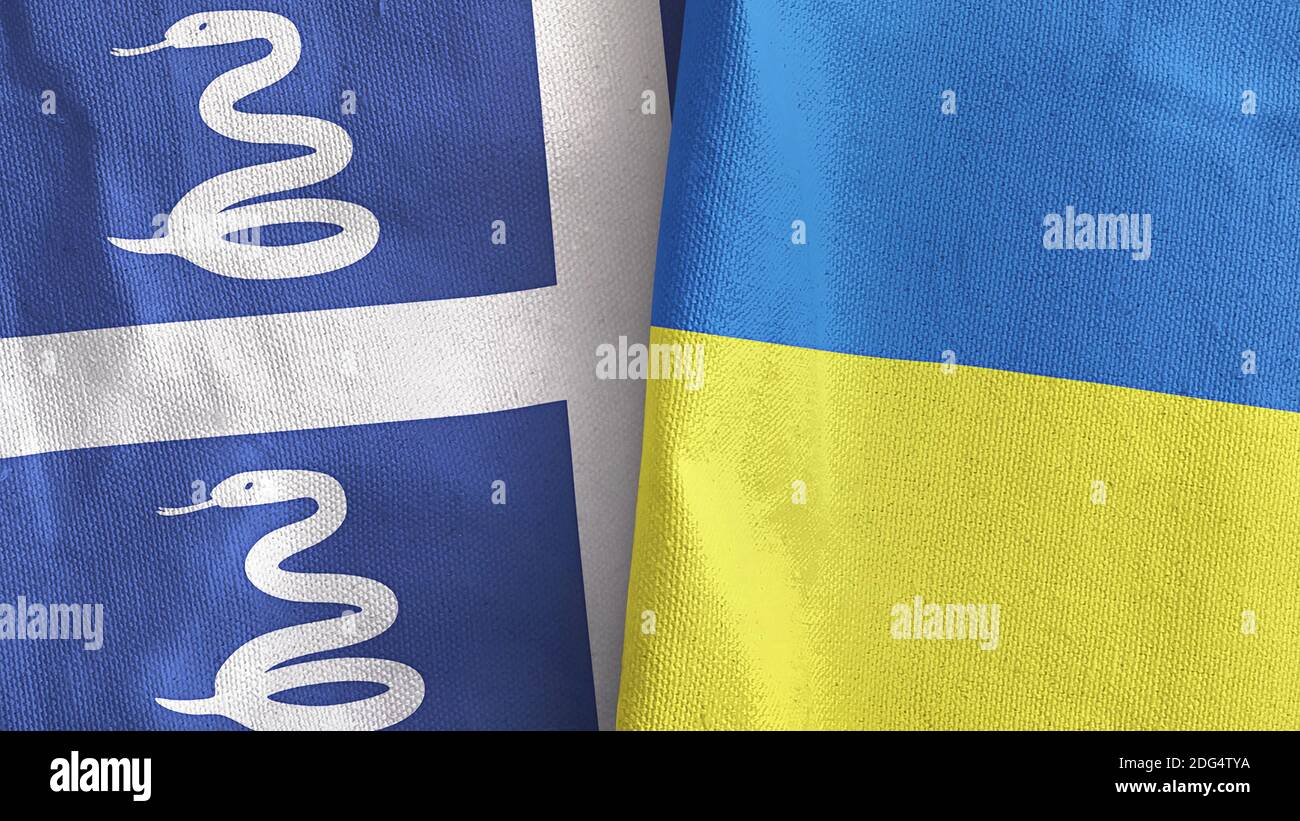 Ukraine martinique flag hi-res stock photography and images - Alamy