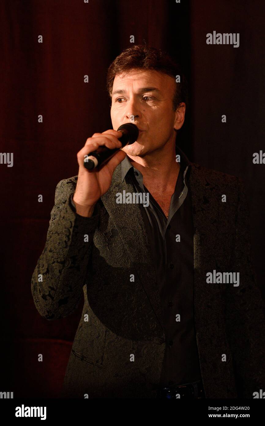 Tony Carreira performing during 'Le Coeur des Femmes' by Tony Carreira ...