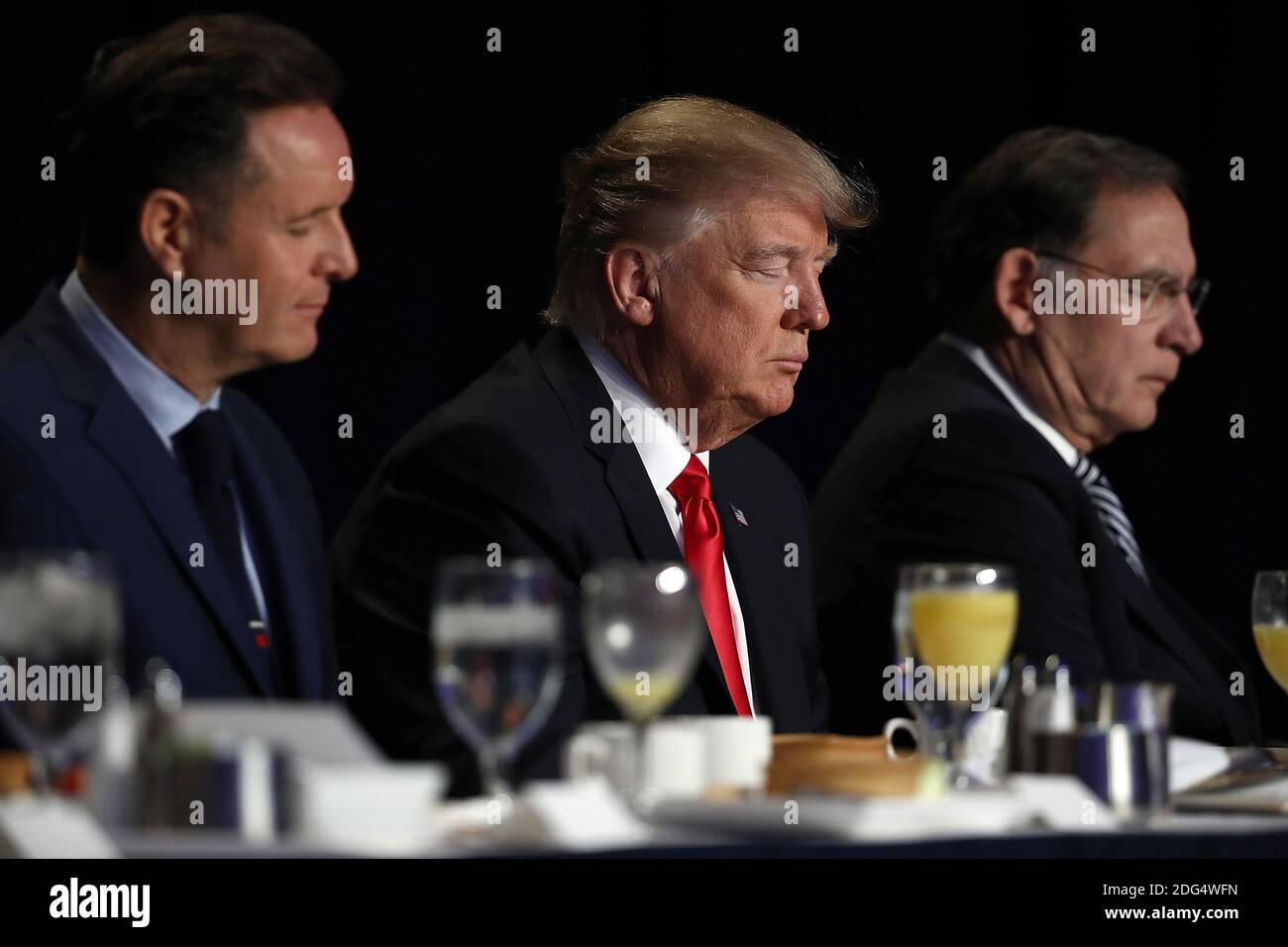 WASHINGTON, DC - FEBRUARY 02: (AFP OUT) U.S. President Donald Trump ...