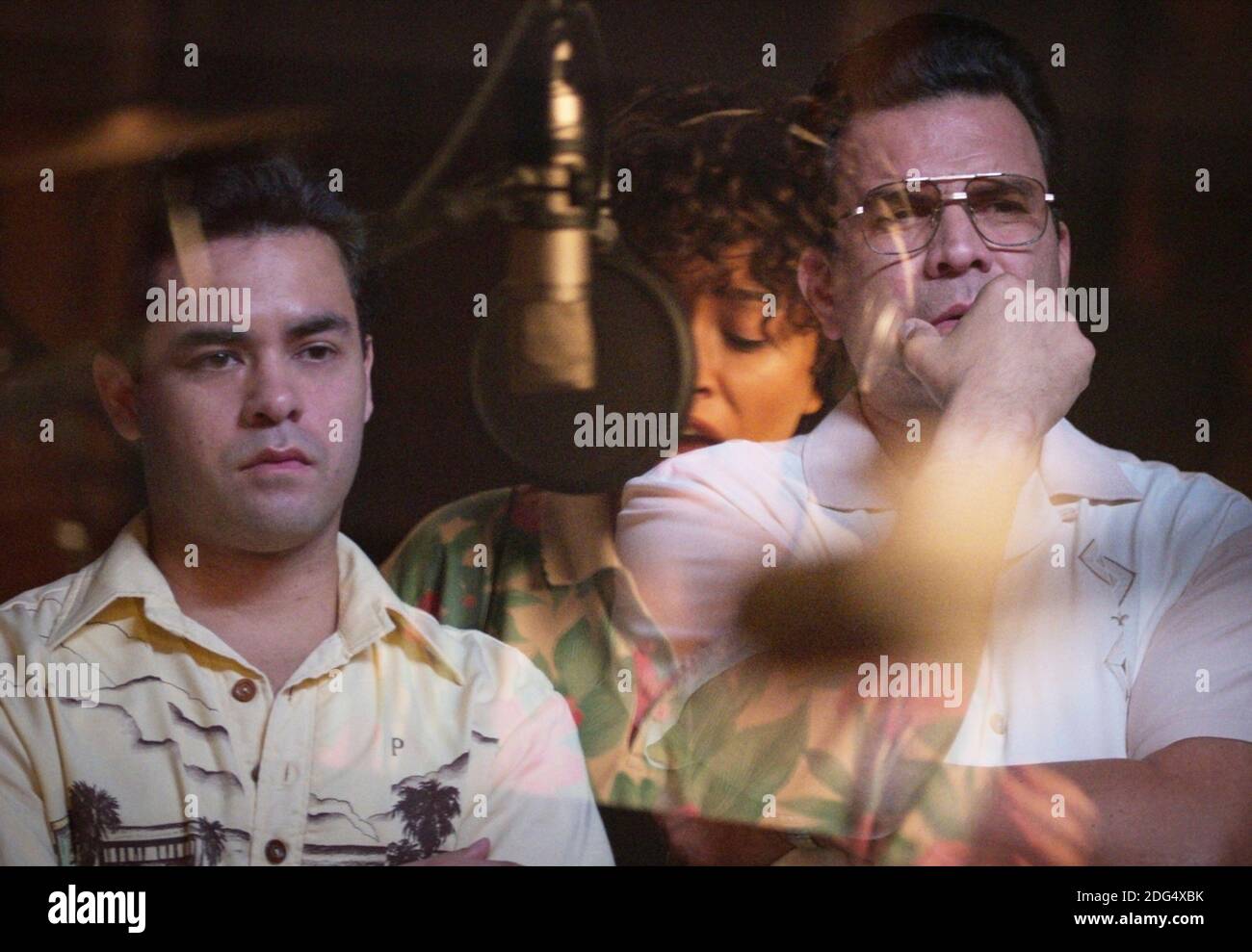 SELENA: THE SERIES, from left: Gabriel Chavarria, Ricardo Chavira, Dame ...