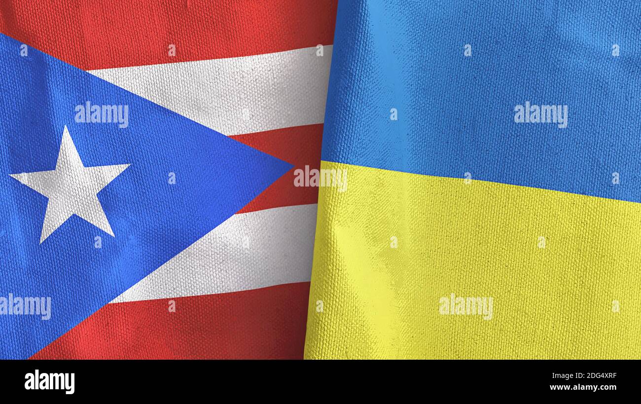 Puerto rico ukraine flag hi-res stock photography and images - Alamy