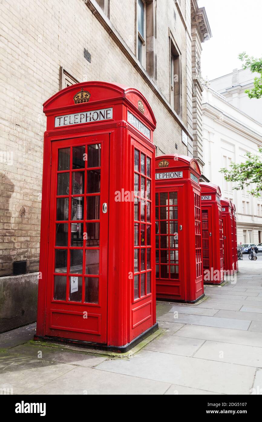 Retro telephone boxes hi-res stock photography and images - Alamy