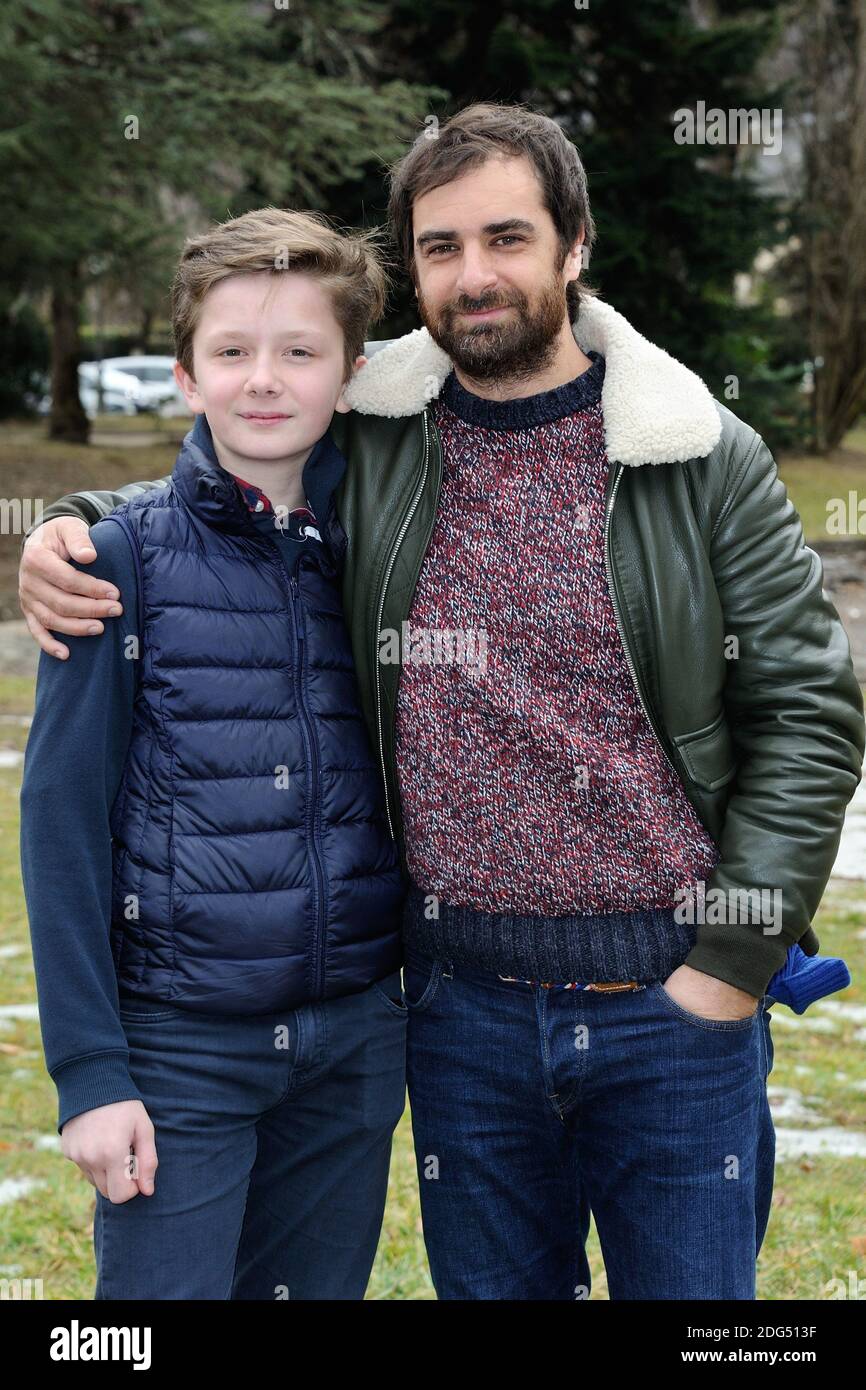 Helie Thonnat et Gregory Montel assiste au photocall du film La Soif de ...