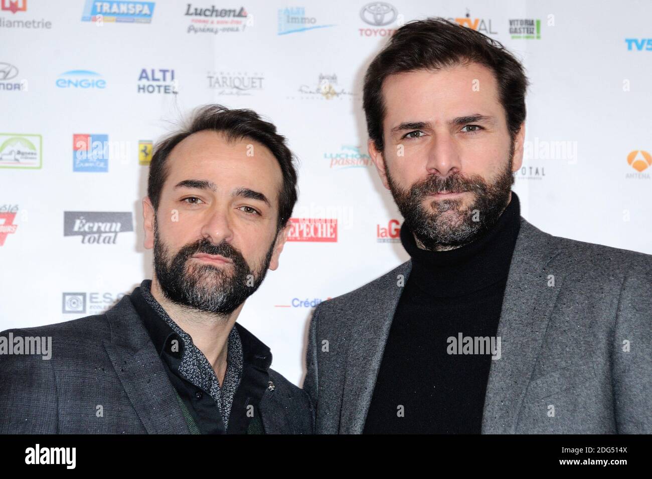 Mikael Fitoussi et Gregory Fitoussi assistent a un photocall lors du ...