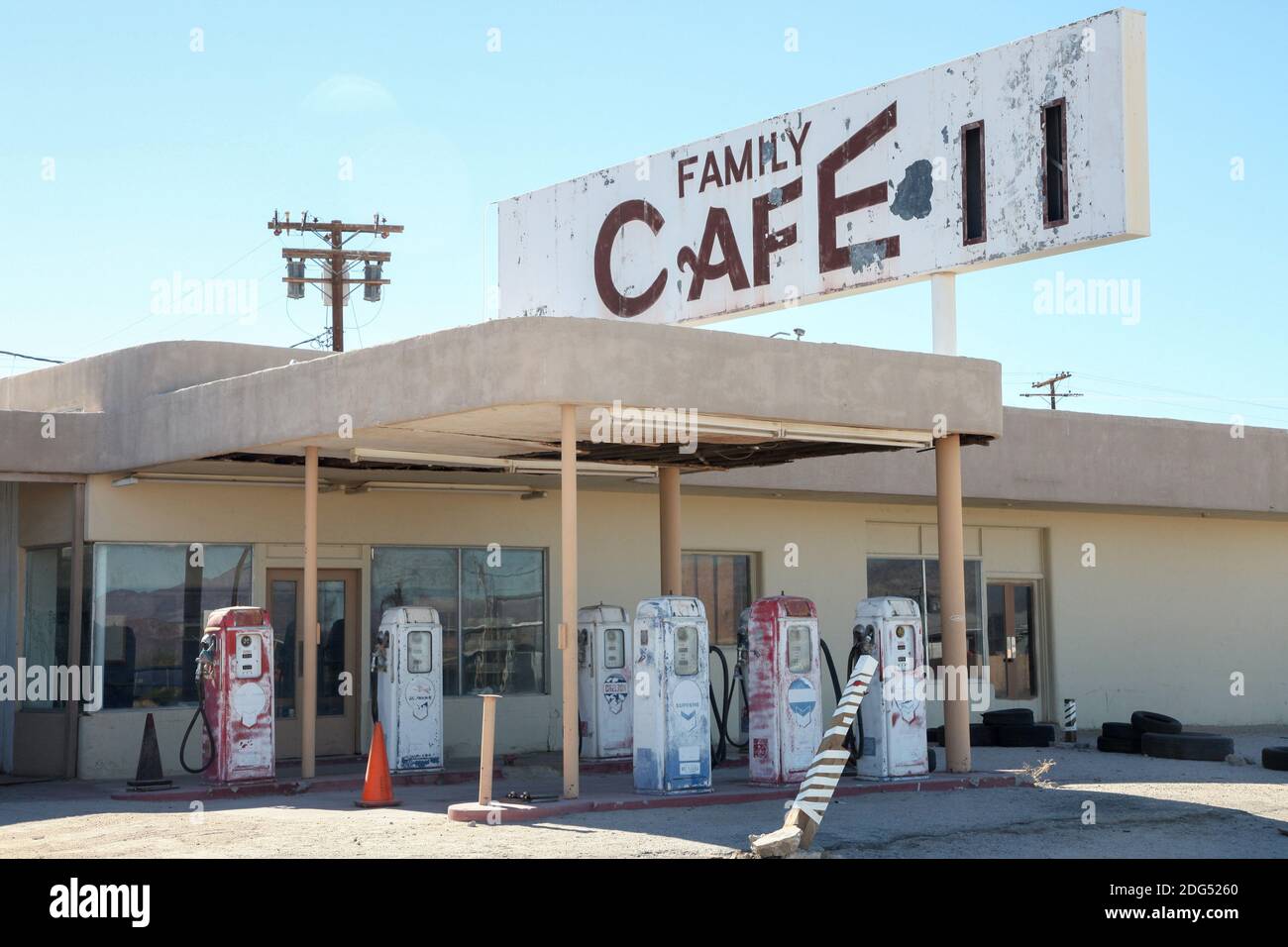 Desert Center, along HWHY 10, Southern California Stock Photo - Alamy