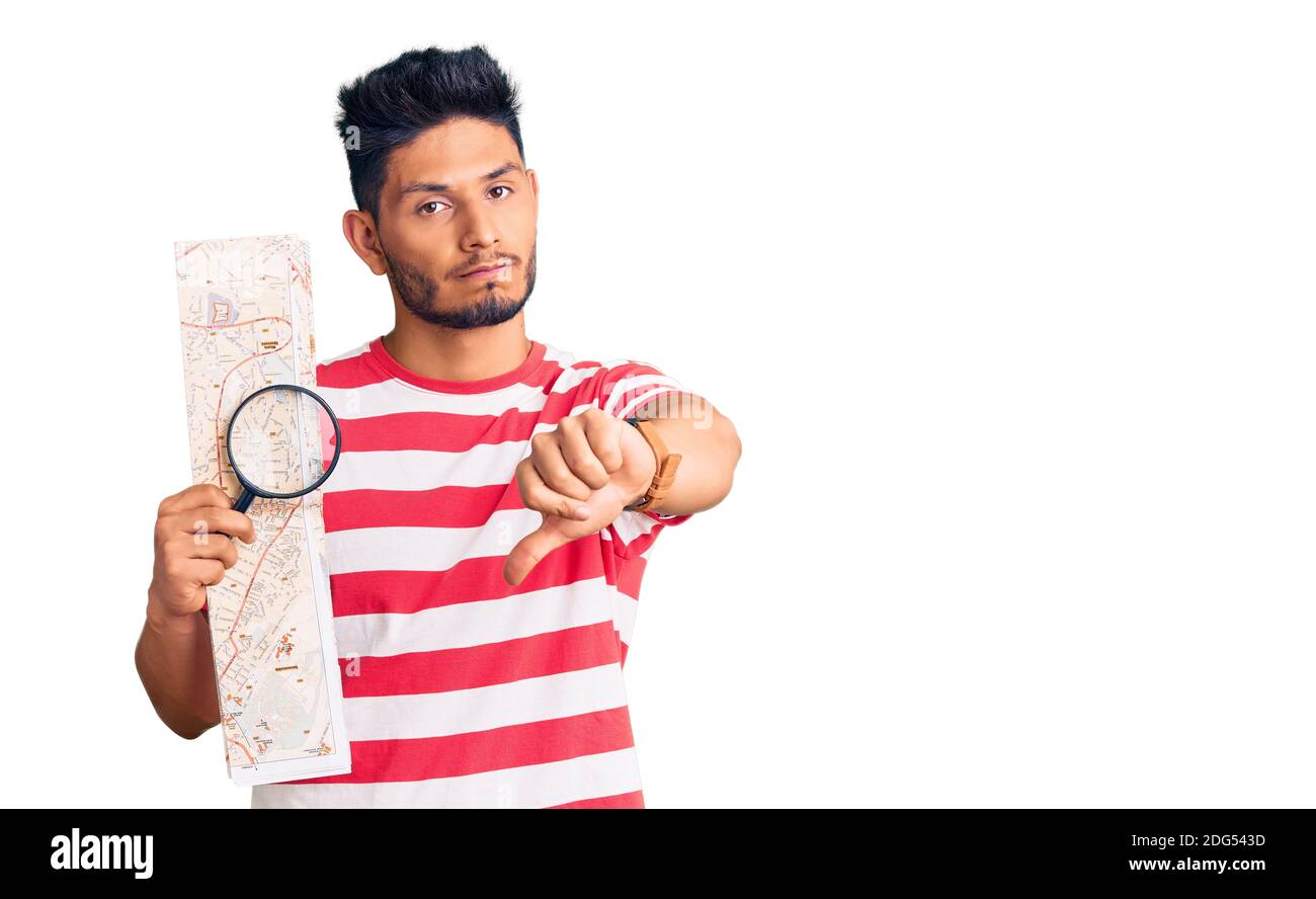 Sign showing map city Cut Out Stock Images & Pictures - Alamy