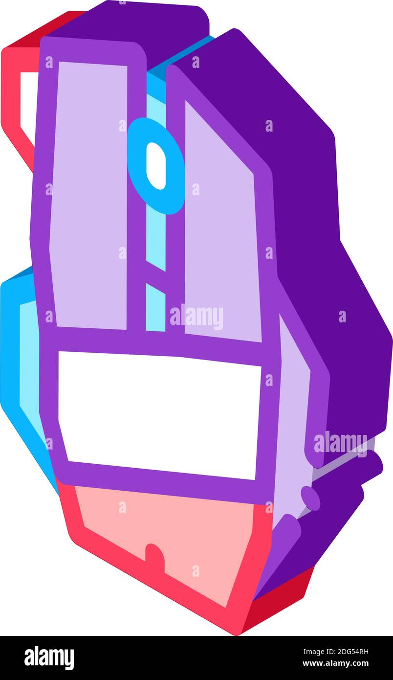 mouse computer device isometric icon vector illustration Stock Vector ...