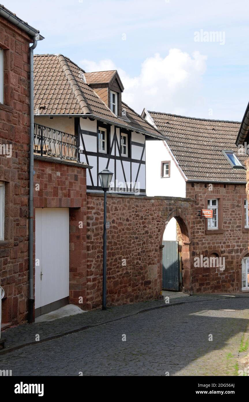 Old town alley Stock Photo - Alamy