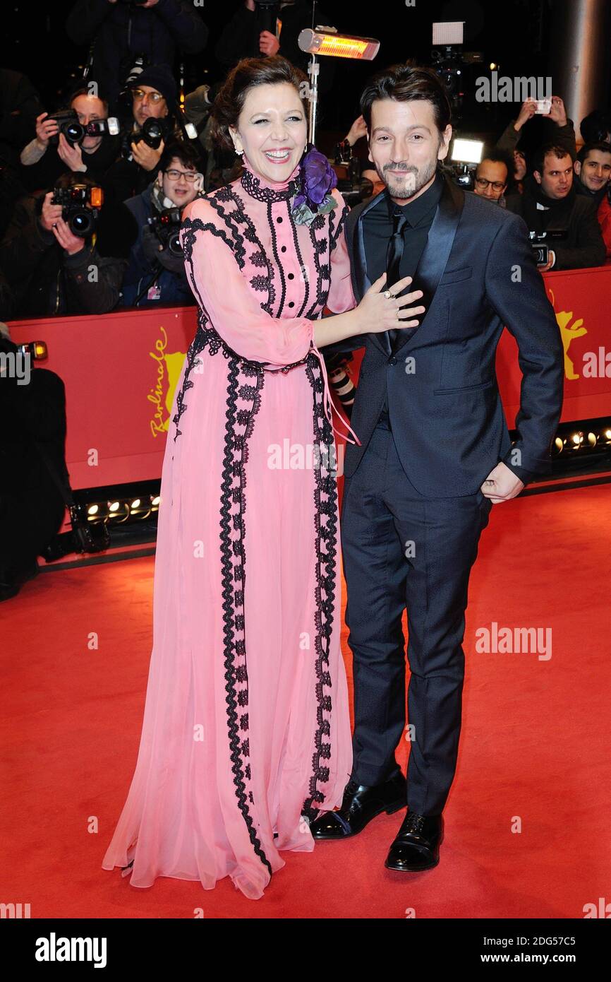 Maggie Gyllenhaal and Diego Luna attending the Opening Red Carpet during the 67th Berlin ...