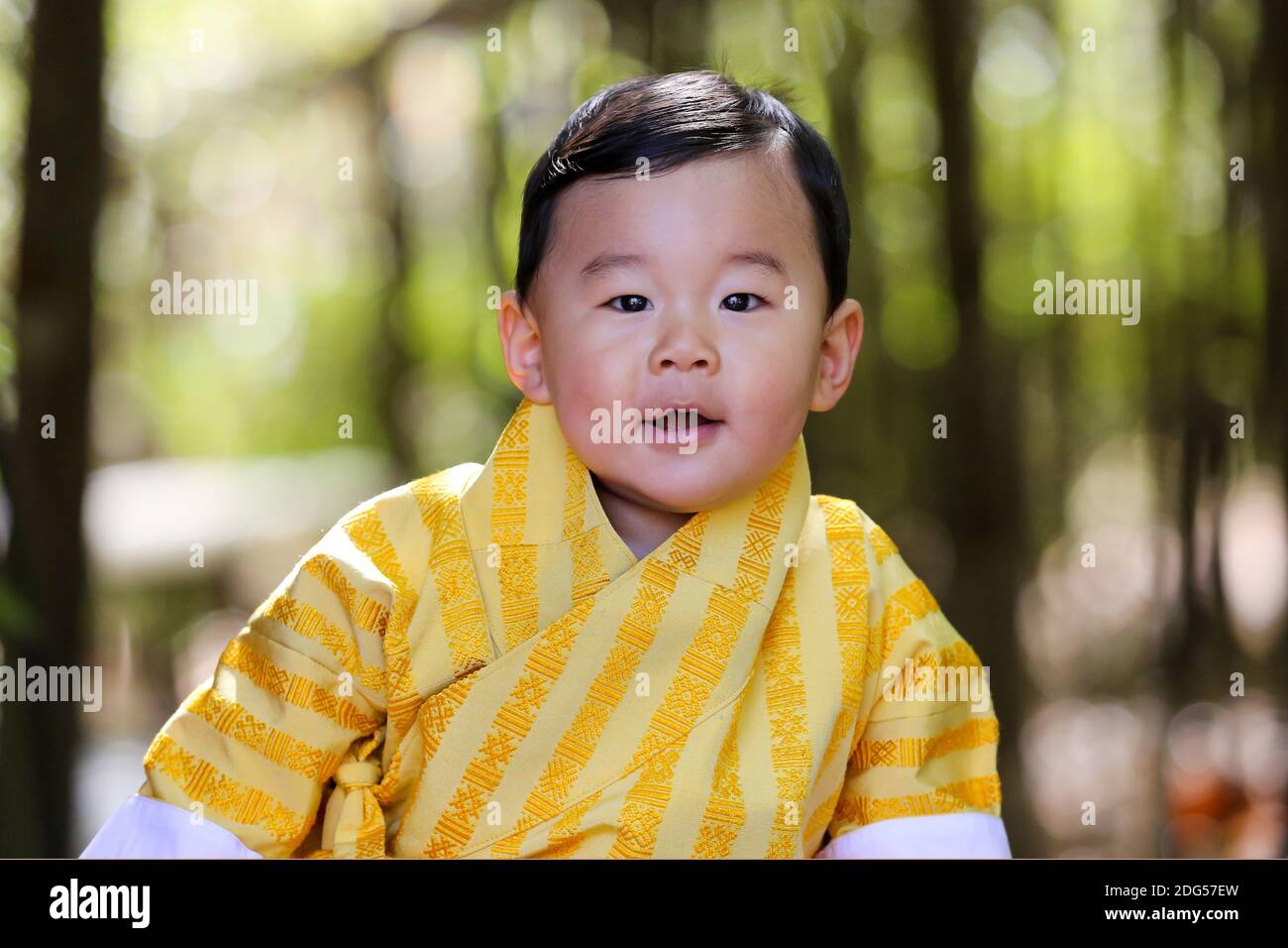 Crown Prince Gyalsey Jigme Namgyel of Bhutan celebrates his first ...