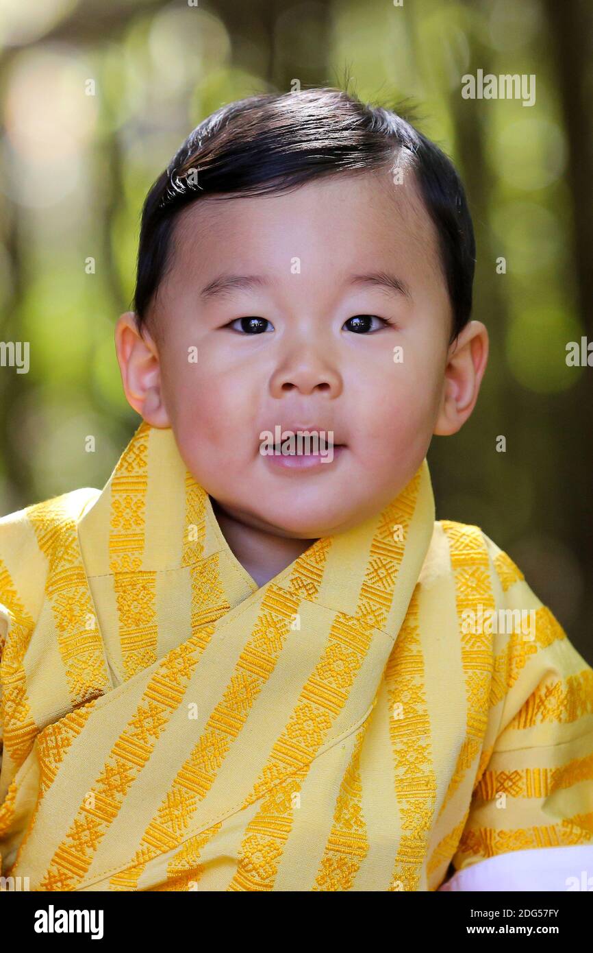 Crown Prince Gyalsey Jigme Namgyel of Bhutan celebrates his first ...