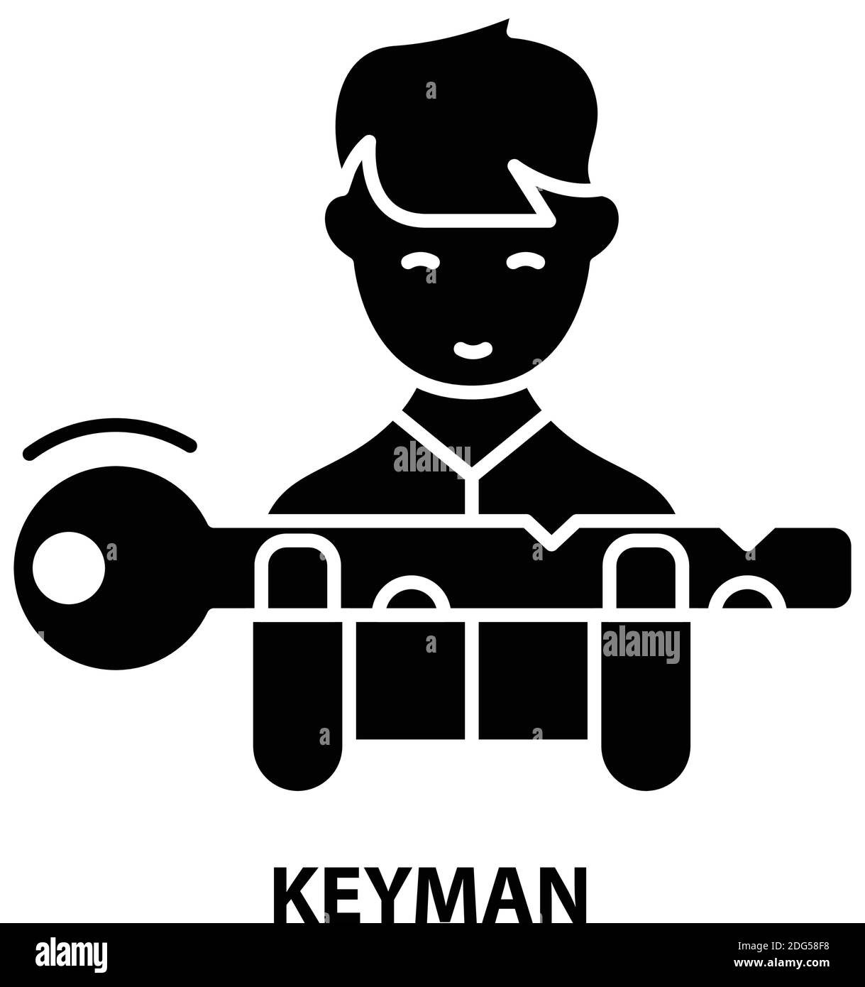 Keyman vector vectors Stock Vector Images - Alamy