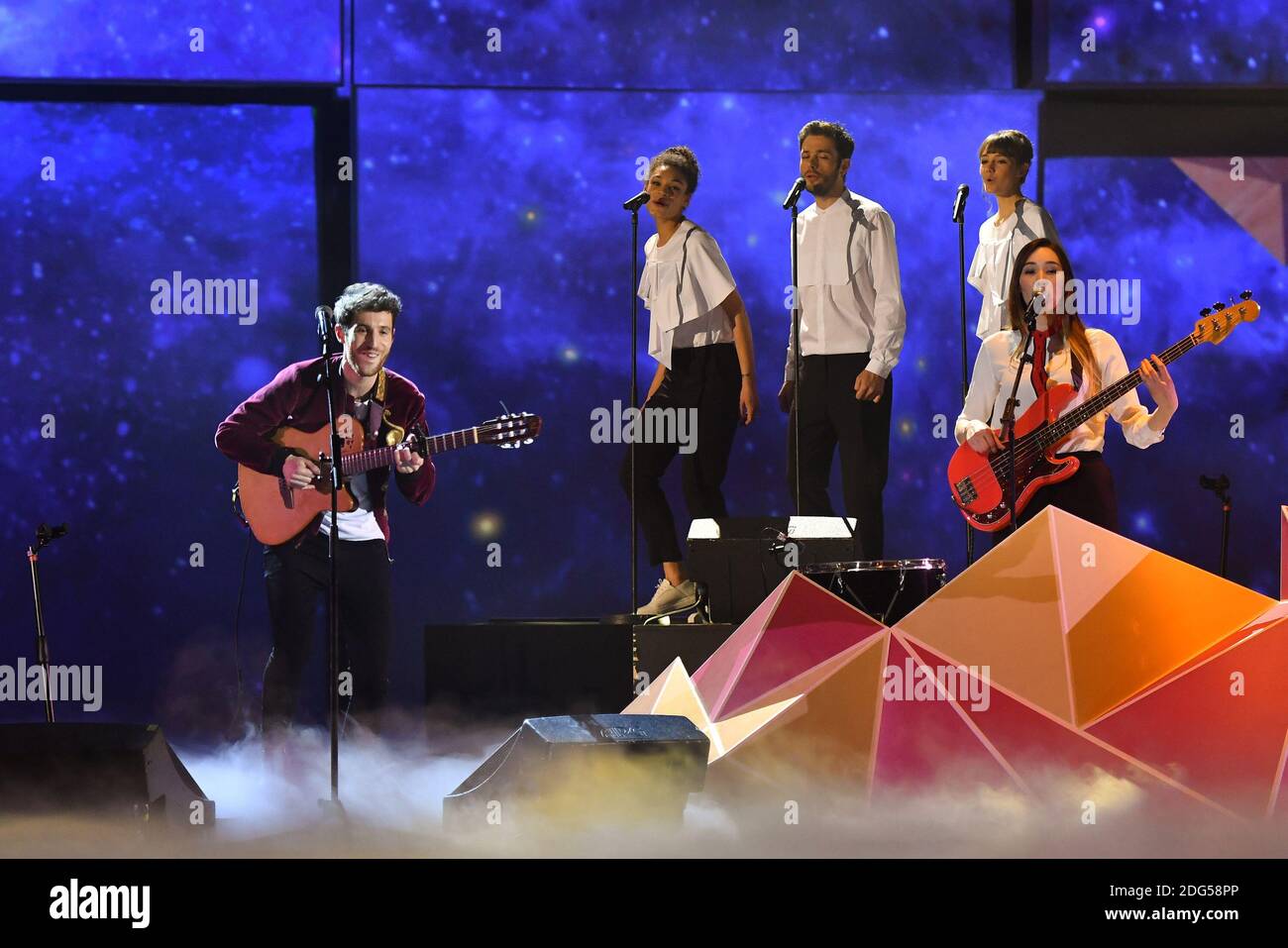 Broken Back during the 32nd Victoires de la Musique ceremony held at ...