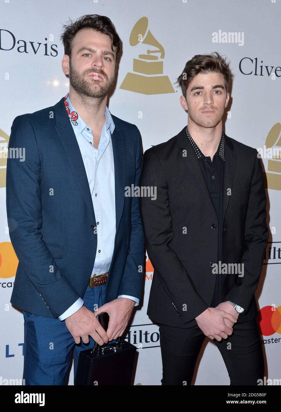Drew Taggart and Alex Pall of The Chainsmokers attend Pre-Grammy Gala ...