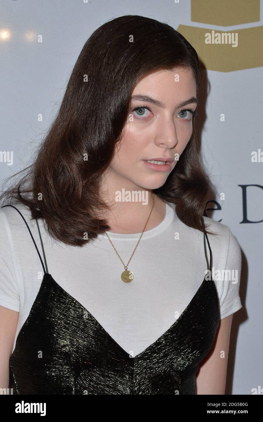 Lorde attends Pre-Grammy Gala and Salute to Industry Icons Honoring ...
