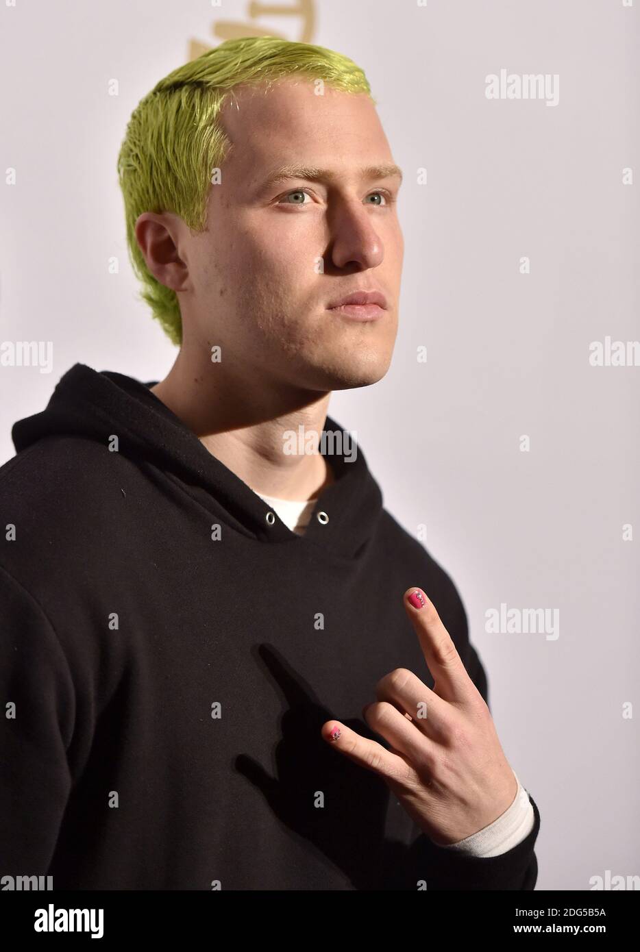 Mike Posner attends Pre-Grammy Gala and Salute to Industry Icons ...