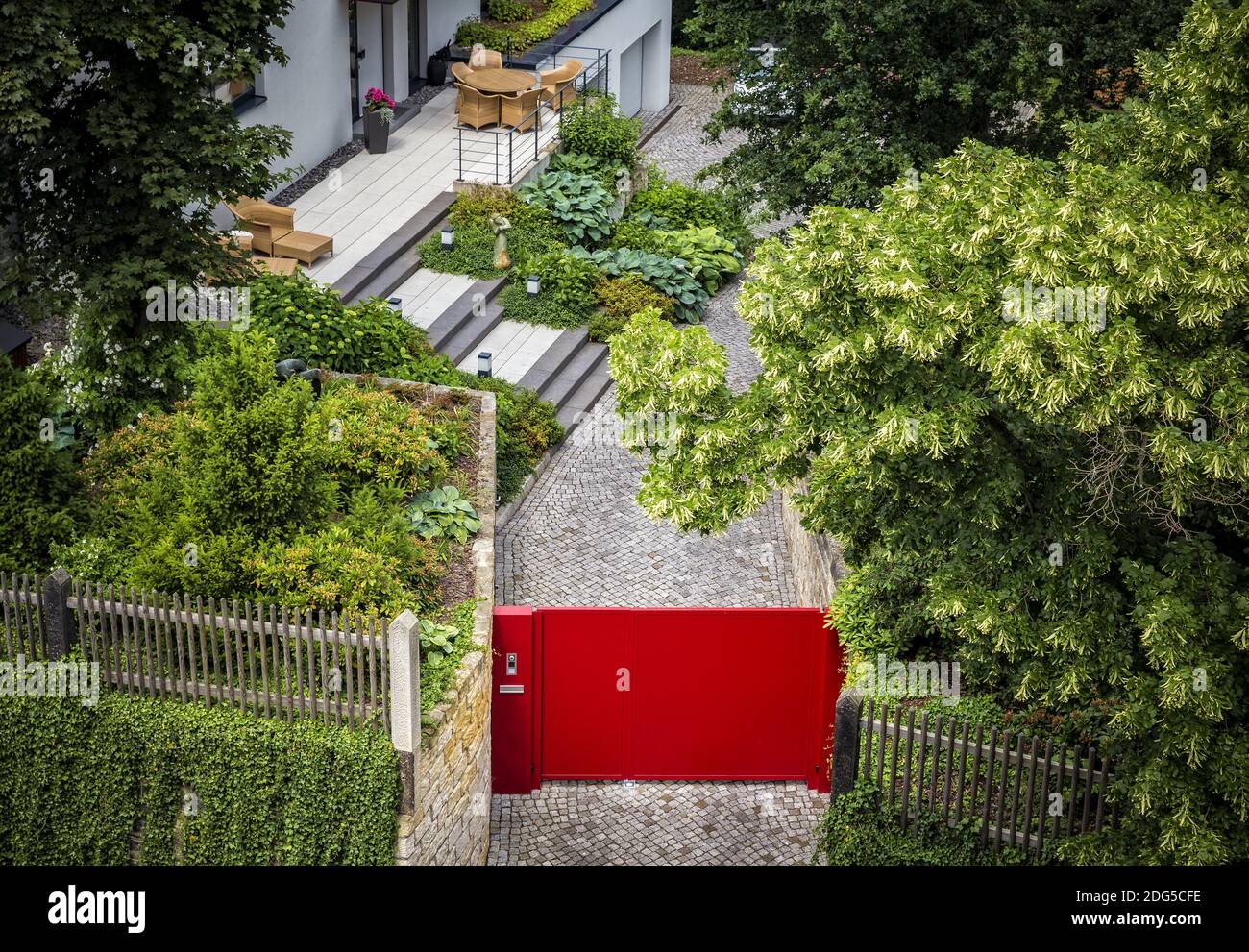 The red gate hi-res stock photography and images - Alamy