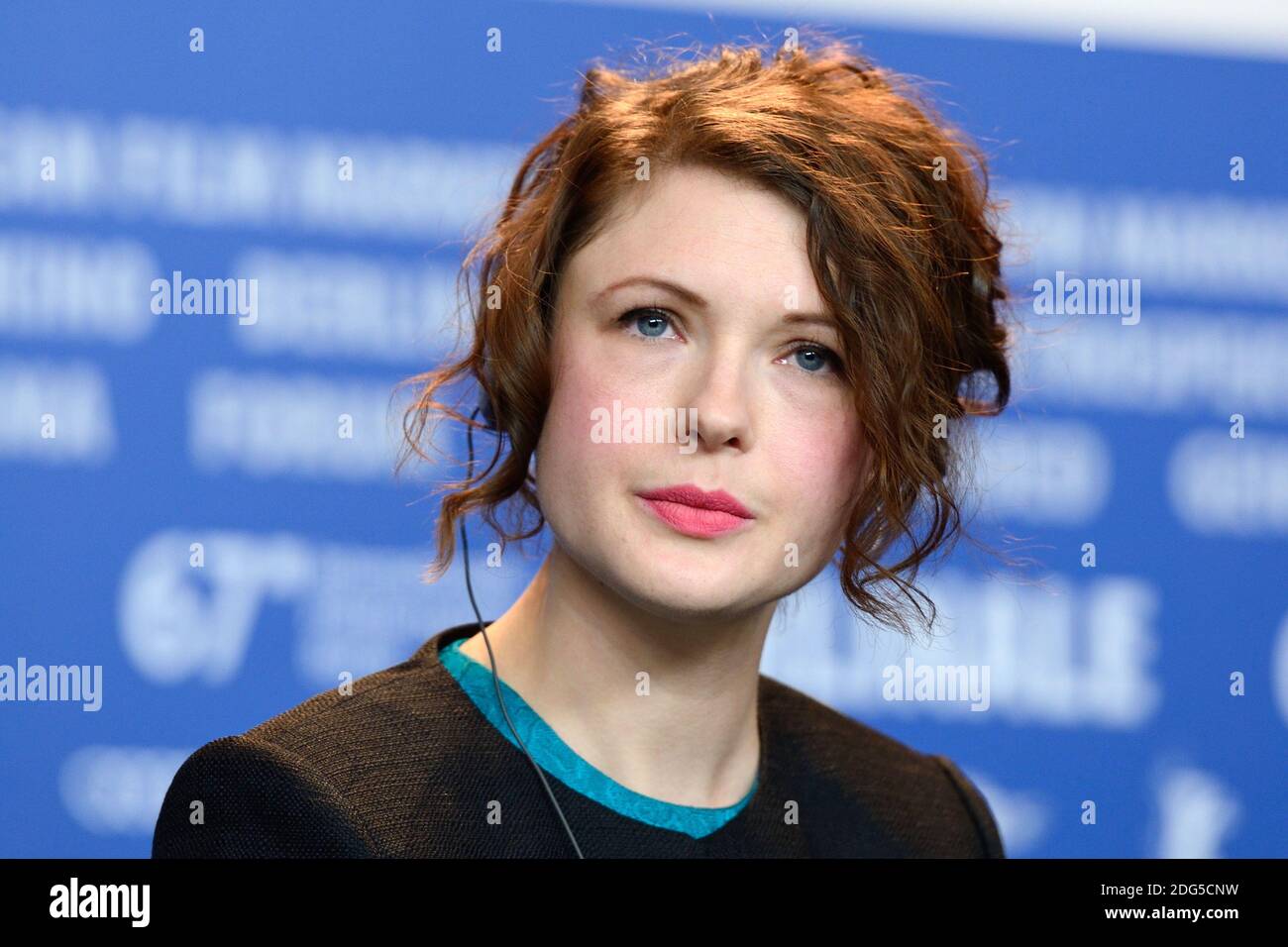 Hannah Steele attending The Young Karl Marx Press Conference during the 67th Berlin ...