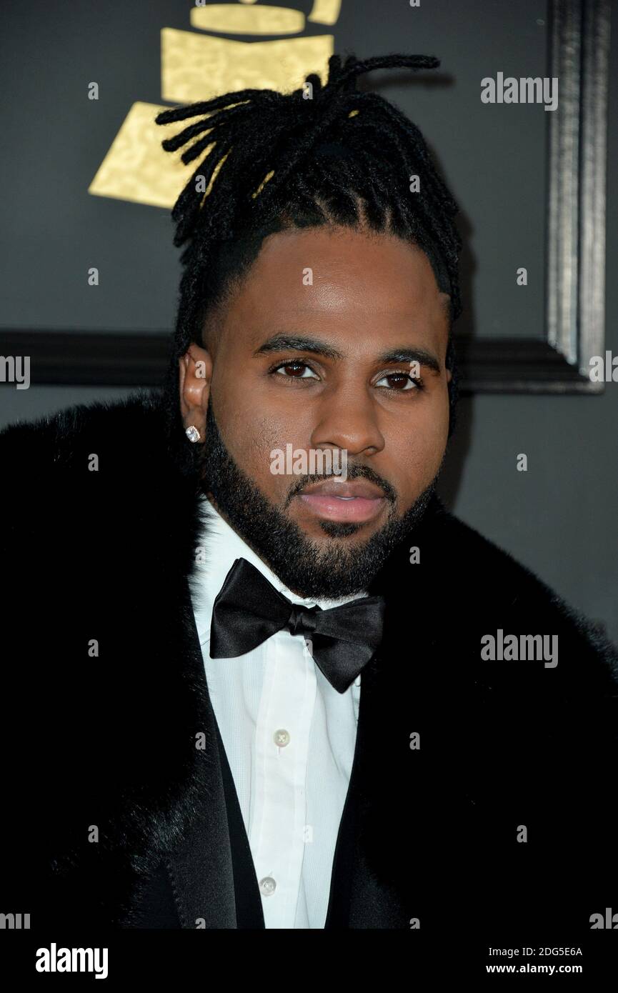 Jason Derulo attends the 59th GRAMMY Awards at STAPLES Center on ...