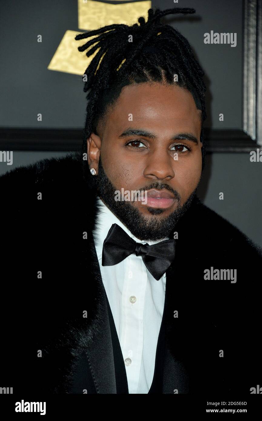 Jason Derulo attends the 59th GRAMMY Awards at STAPLES Center on ...
