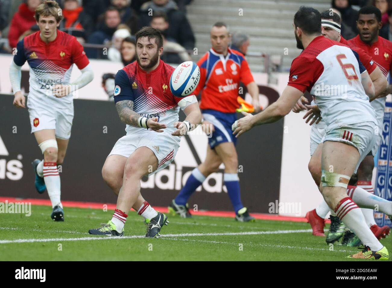 France's Cyril Baille during Rugby RBS 6 Nations Tournament, France vs ...