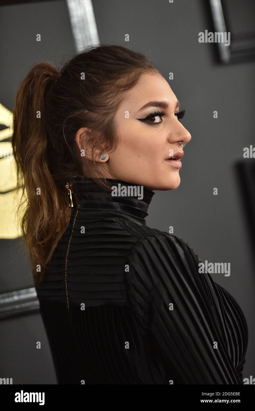 Daya attends the 59th GRAMMY Awards at STAPLES Center on February 12 ...