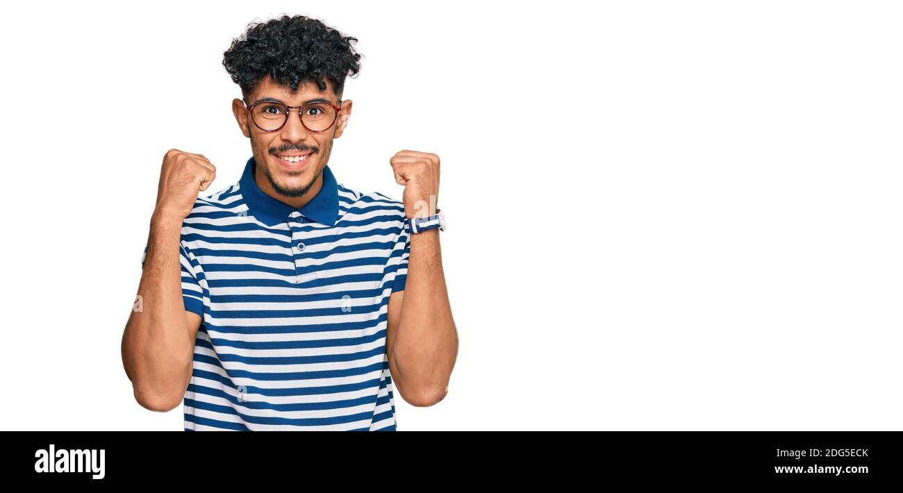 Yes winner gesture amazed Cut Out Stock Images & Pictures - Alamy