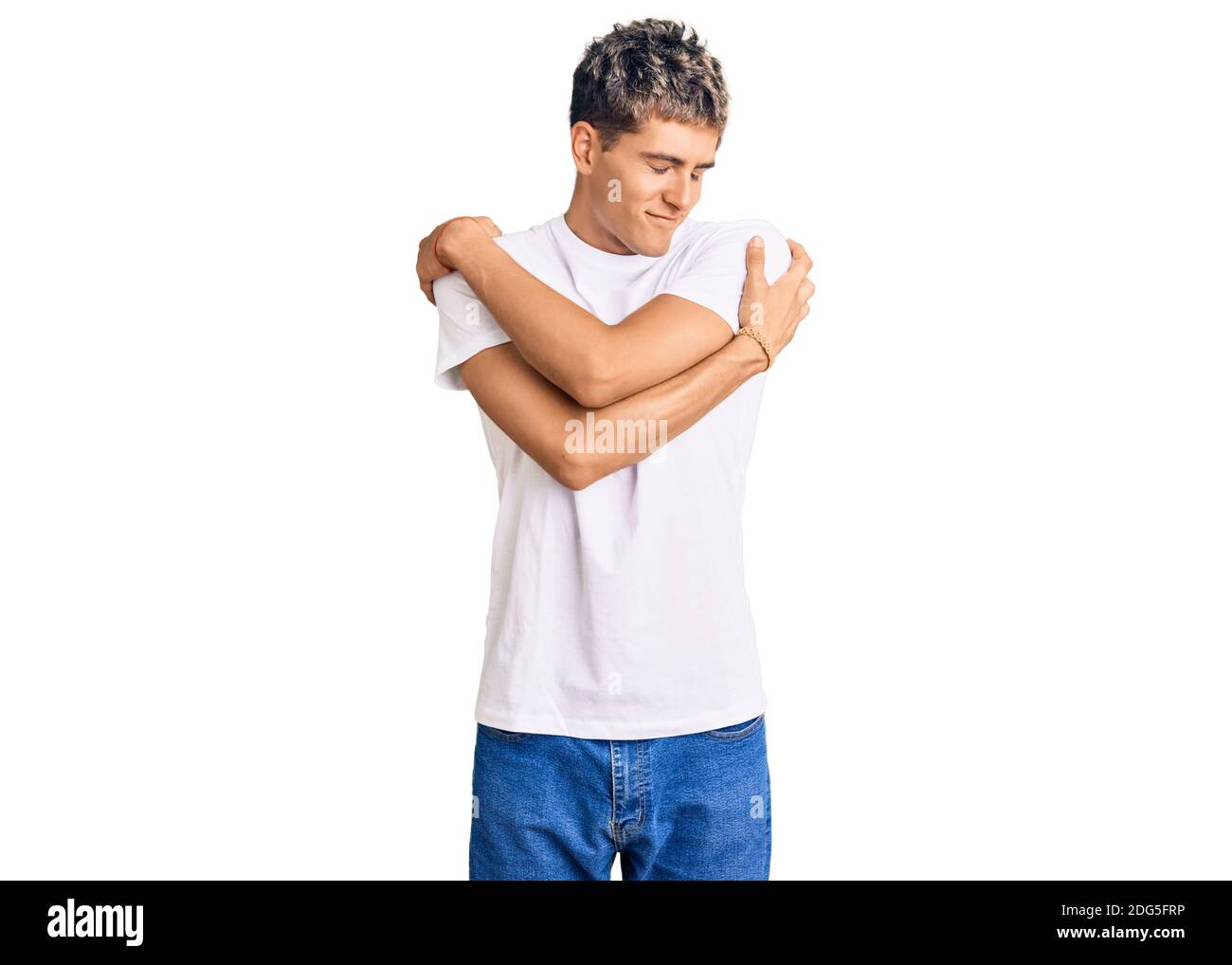 Hug himself Cut Out Stock Images & Pictures - Alamy