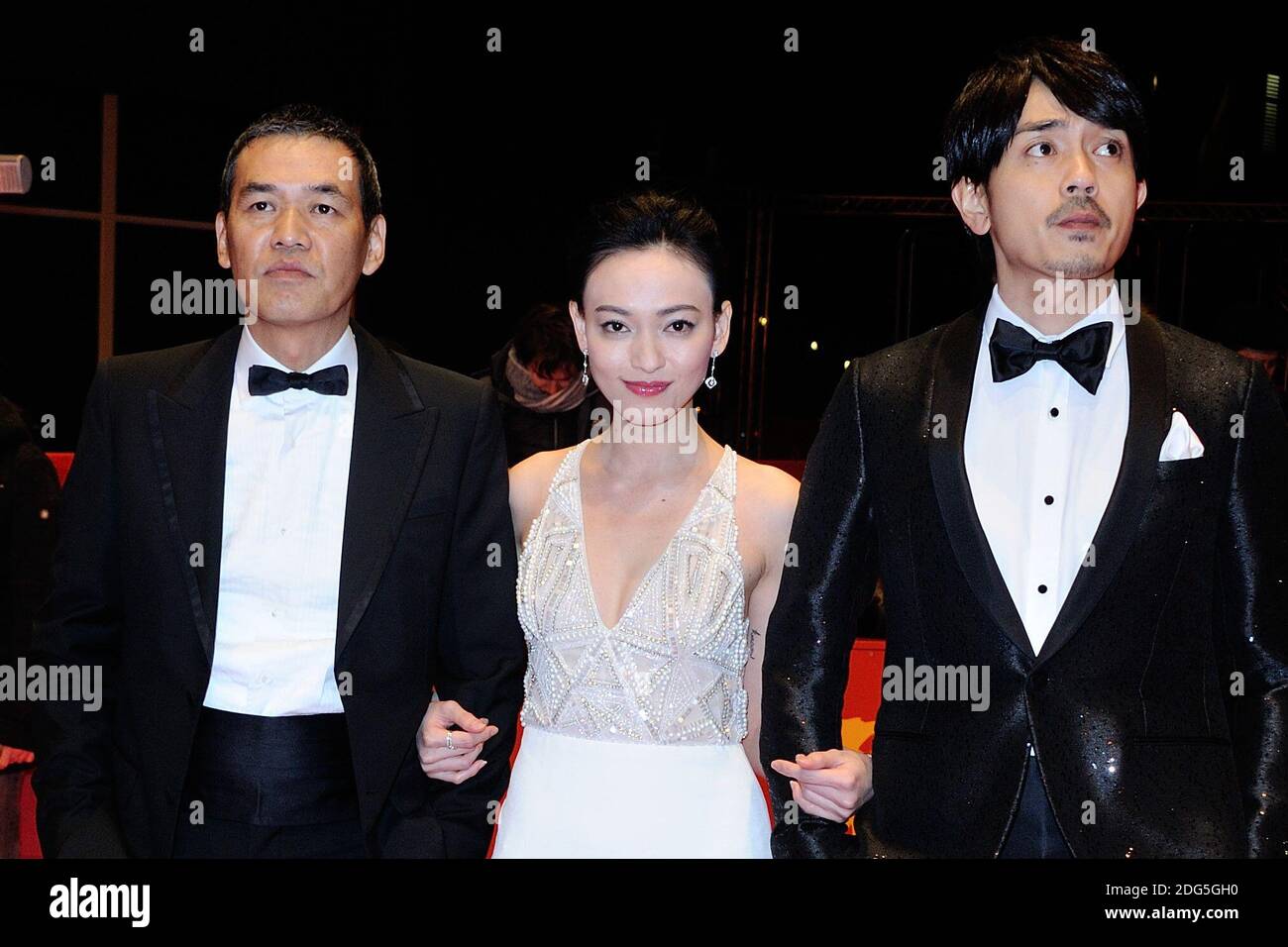 Sabu (Hiroyuki Tanaka), Sho Aoyagi and Yao Yi Tiattending the Mr. Long ...