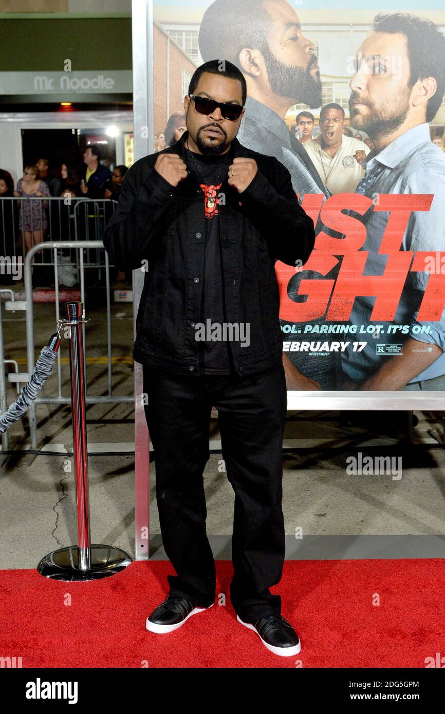 Ice Cube attends the premiere of Warner Bros. Pictures' 'Fist Fight' on ...