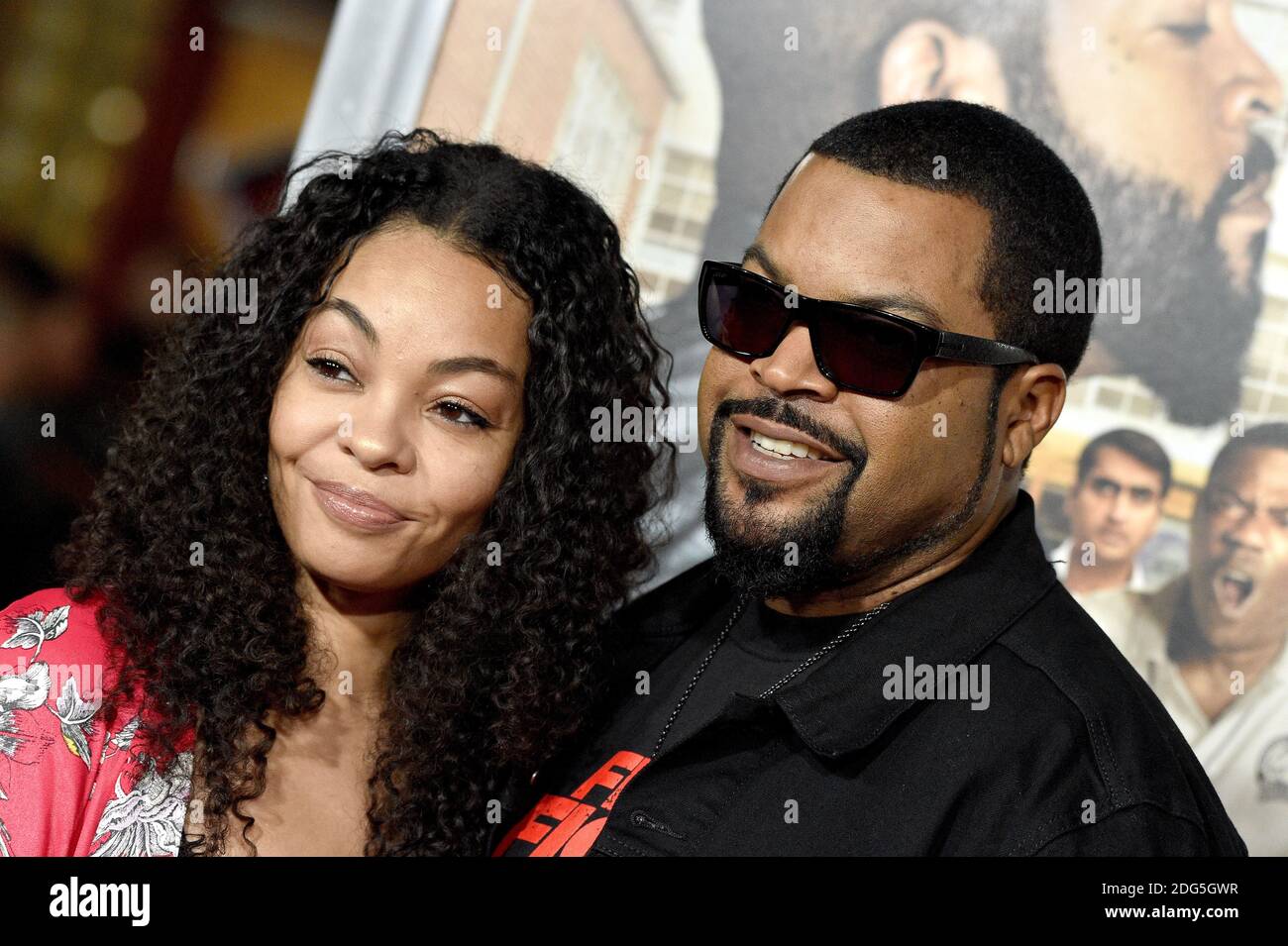 Ice Cube, Kimberly Woodruff attend the premiere of Warner Bros ...